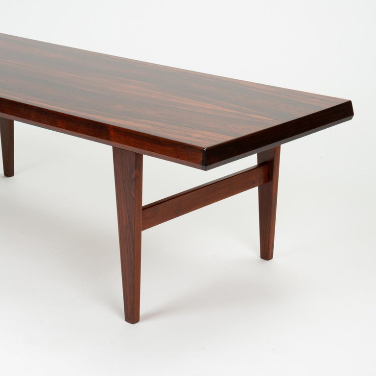 Niels Bach Rosewood Coffee Table For Sale at 1stdibs