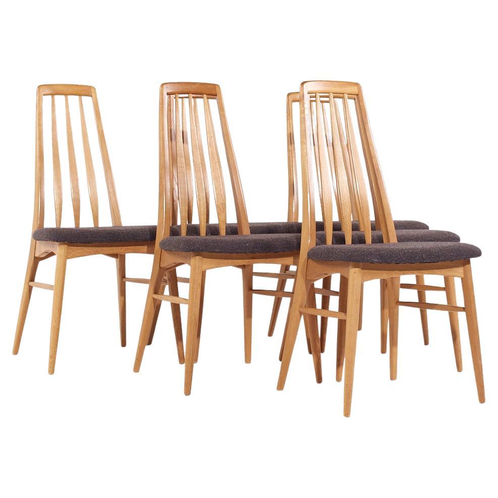 Niels Koefoed Eva Mid Century Danish Rosewood Dining Chairs - Set of 6 ...
