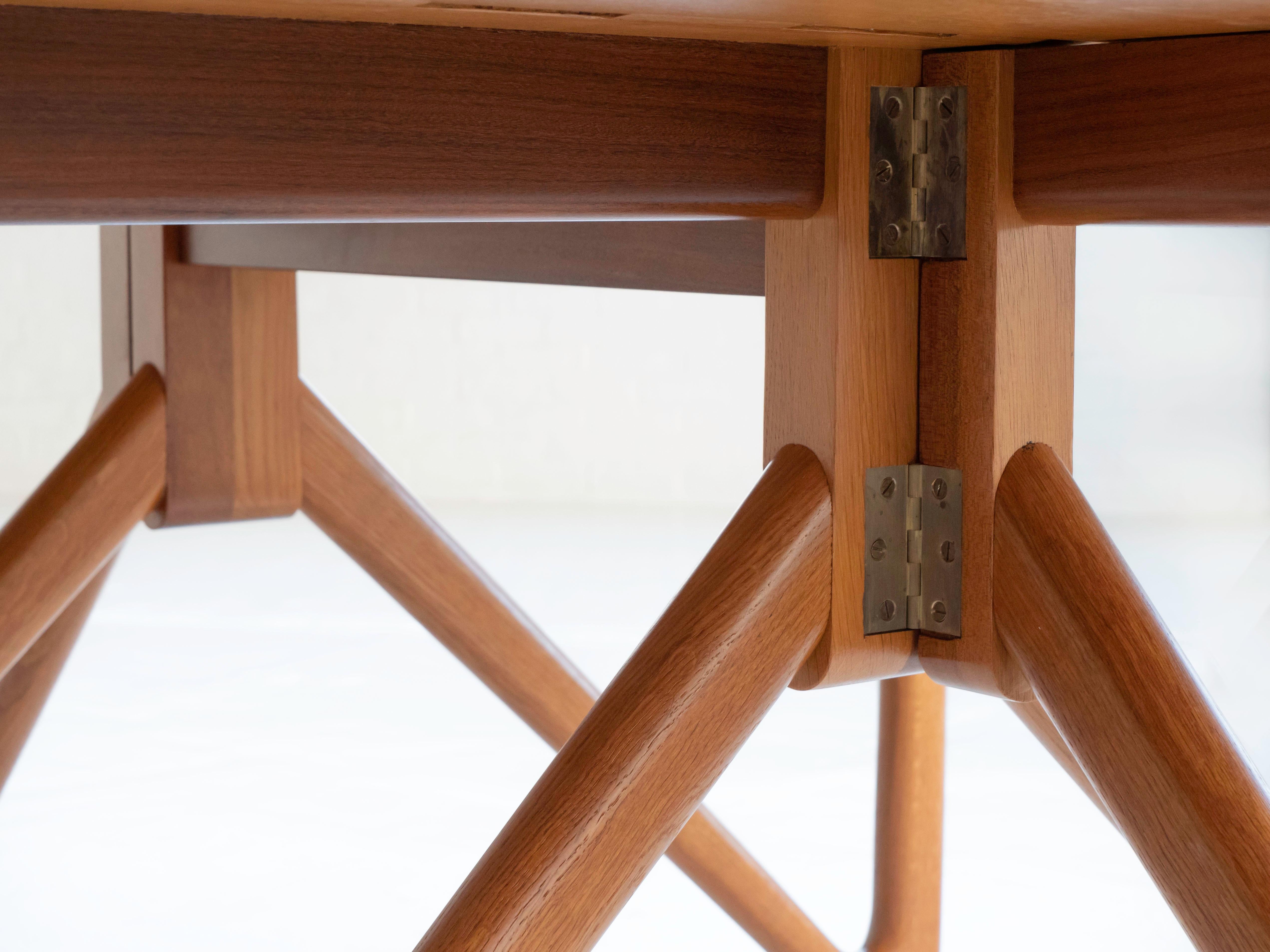 Niels Koefoed Gateleg Dining Table in Oak for Koefoeds Hornslet, 1960's ...
