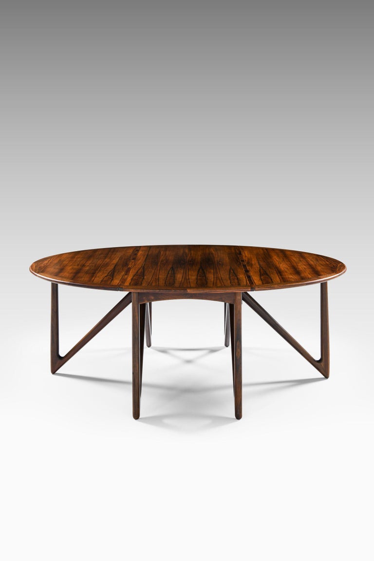 Niels Koefoed Gateleg Dining Table Produced by Niels Koefoed in Denmark ...