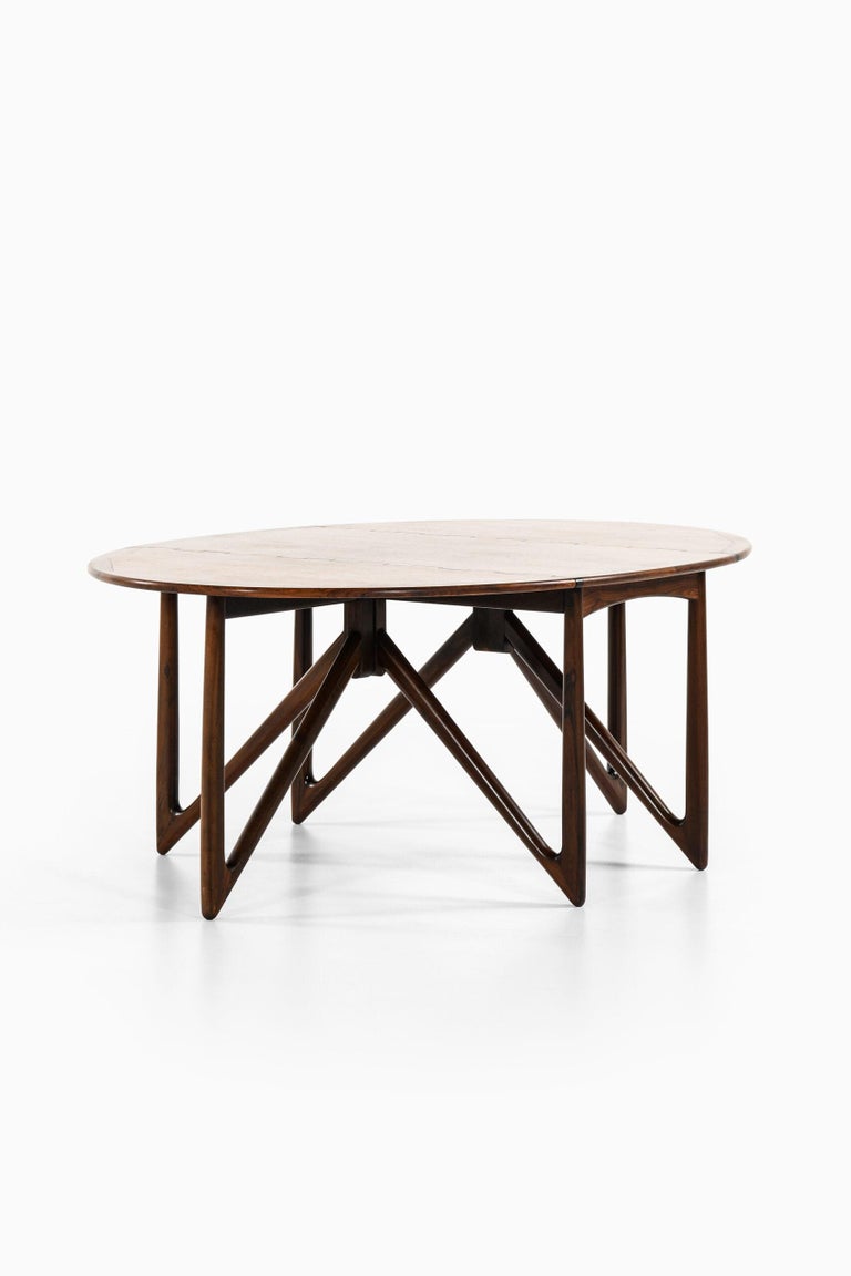 Niels Koefoed Gateleg Dining Table Produced by Niels Koefoed in Denmark ...