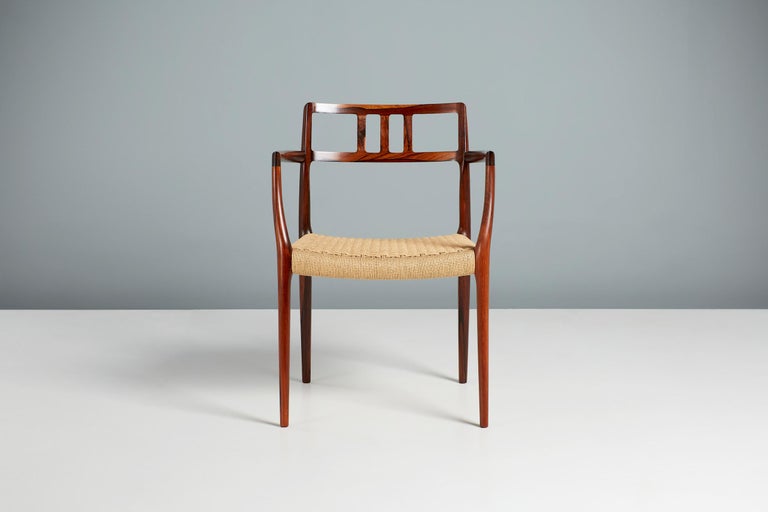Niels Møller Model Rosewood Model 64 Armchair, 1966 For Sale at 1stDibs