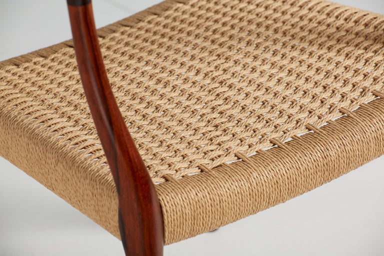 Niels Møller Model Rosewood Model 64 Armchair, 1966 For Sale at 1stDibs