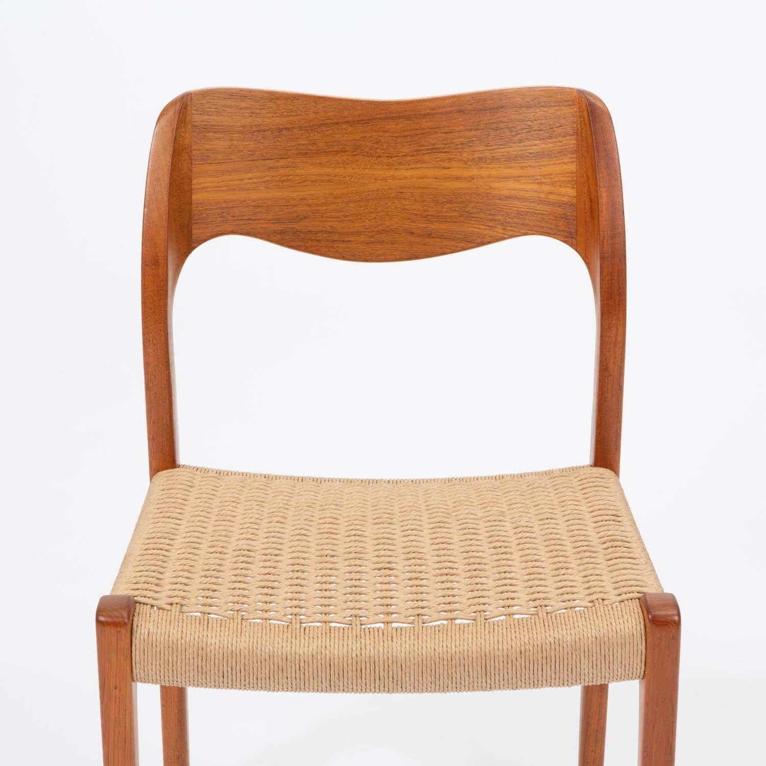 Single Niels Møller No. 71 Teak Dining Chair at 1stDibs | moller chair ...