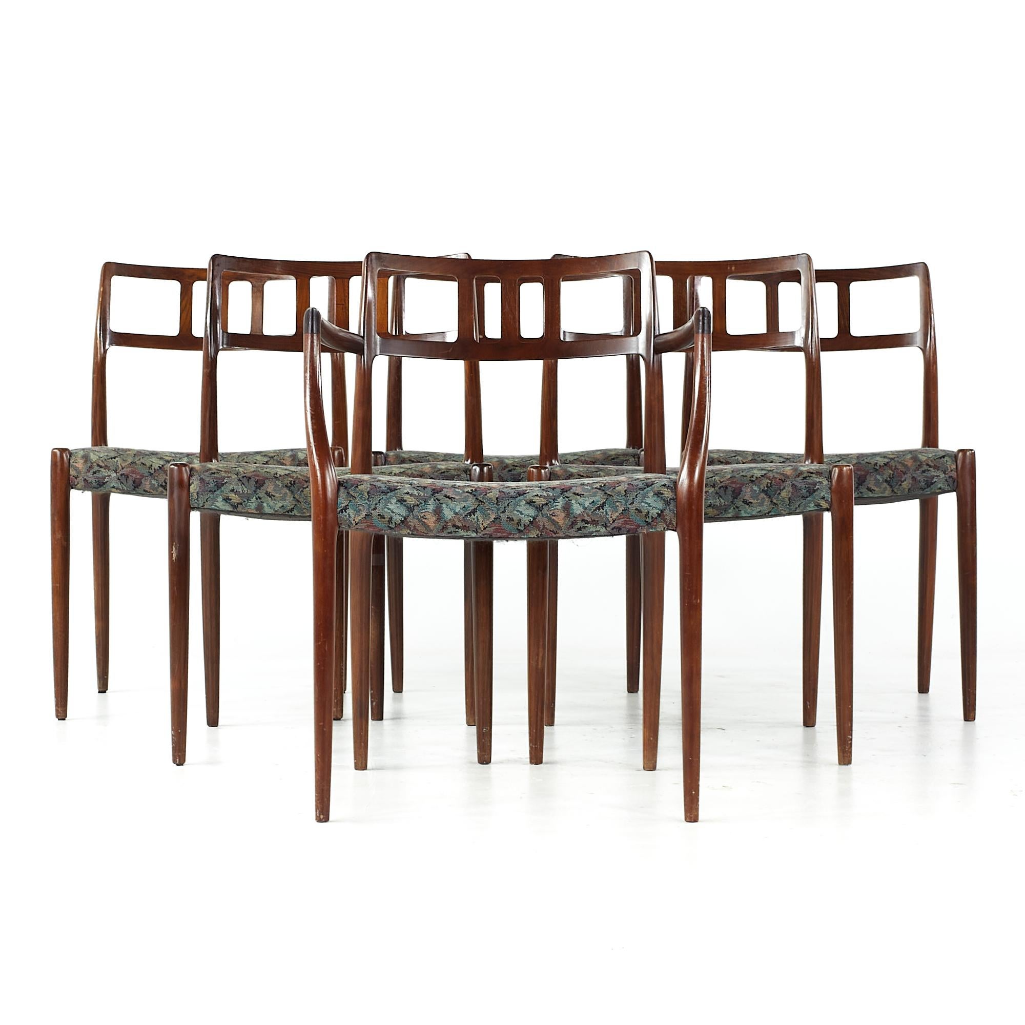 Niels Moller Mid Century Model 79 Rosewood Dining Chairs, Set of 6 For ...