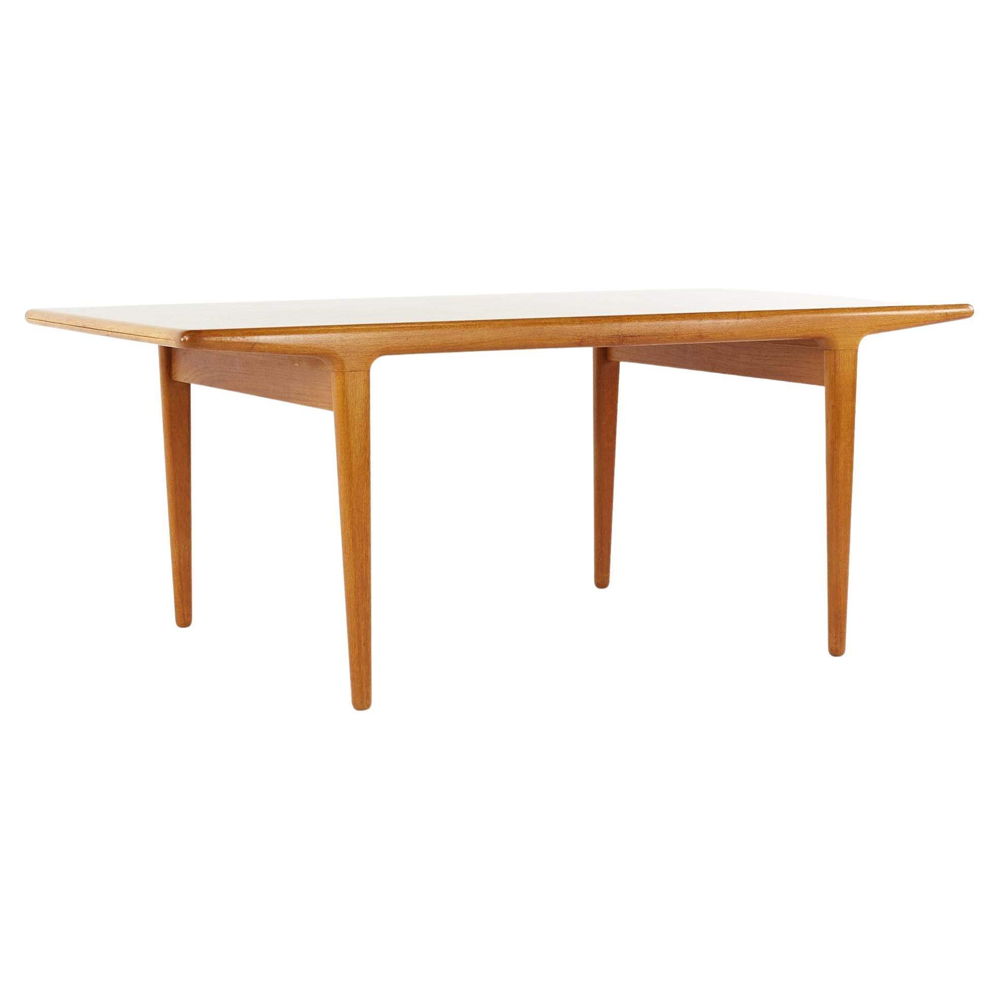 Impressive Mid-Century Modern Teak Draw-Leaf Dining Table For Sale at ...