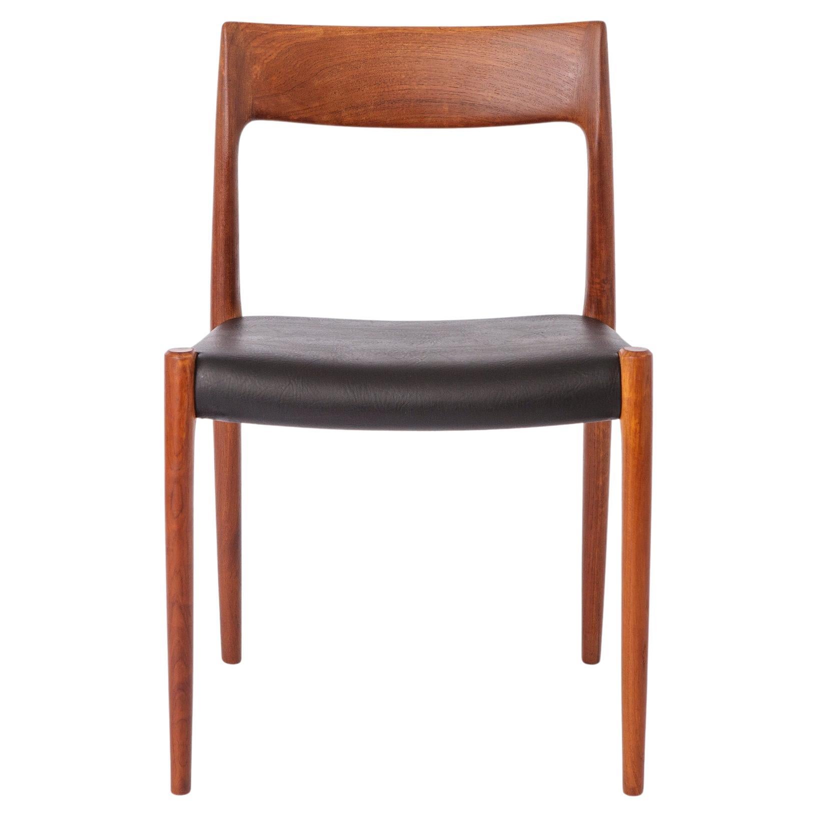 Niels Koefoed Peter Chair Teak Danish Mid Century Dining Chair 1970s ...