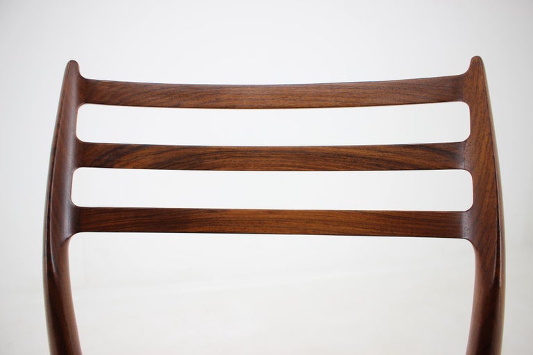 Niels Otto Møller Model JL78 Rosewood Dining Chairs for J.L. Møllers ...