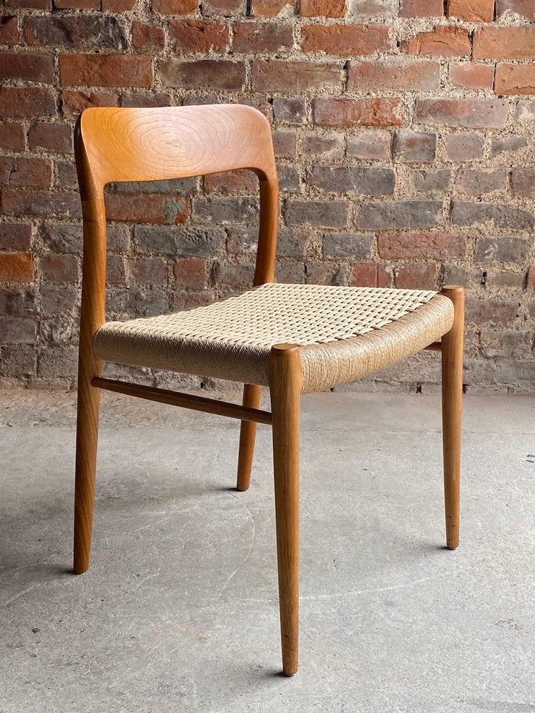 Niels Otto Moller Dining Chairs Set of Six Model 75 JL Moller ...