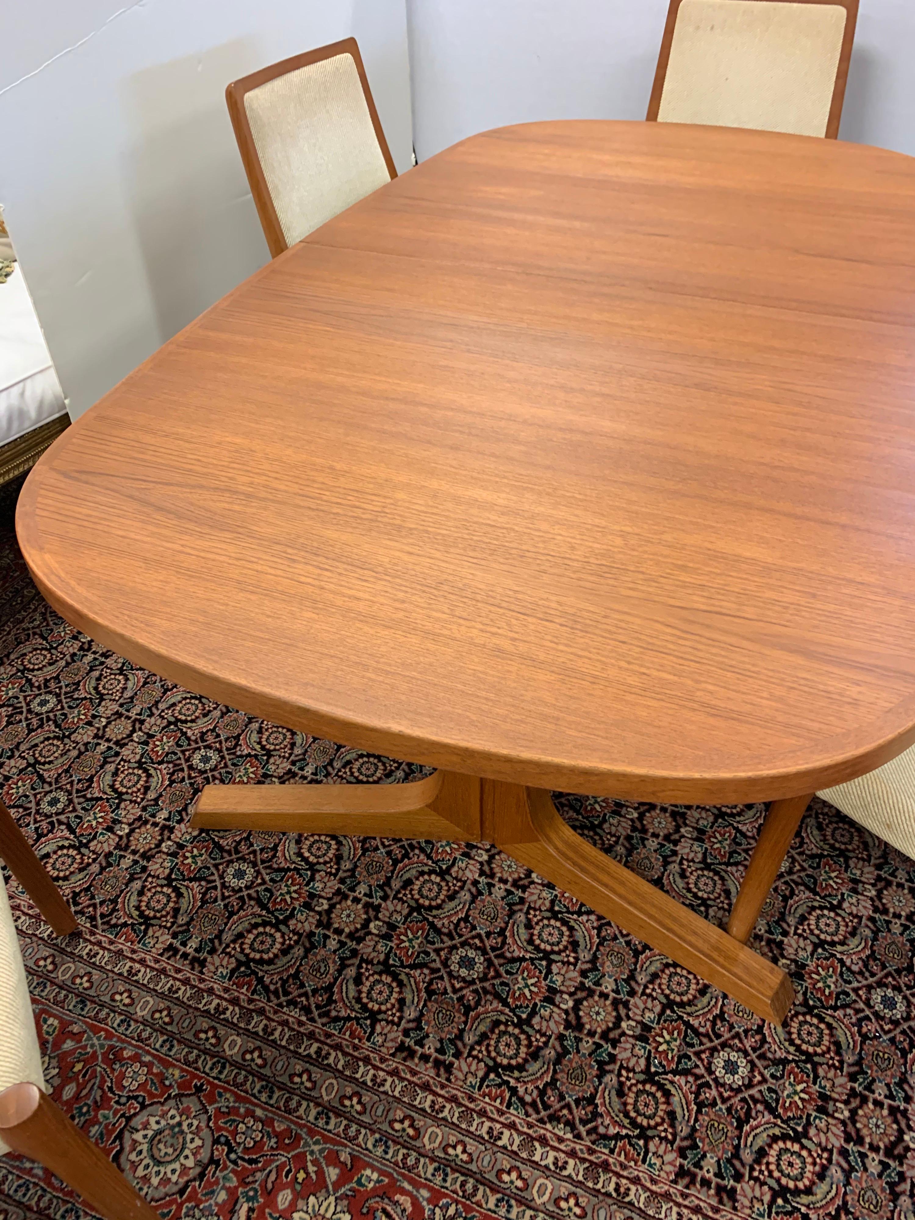 Niels Otto Moller for JL Moller Danish Modern Dining Room Set Table and ...