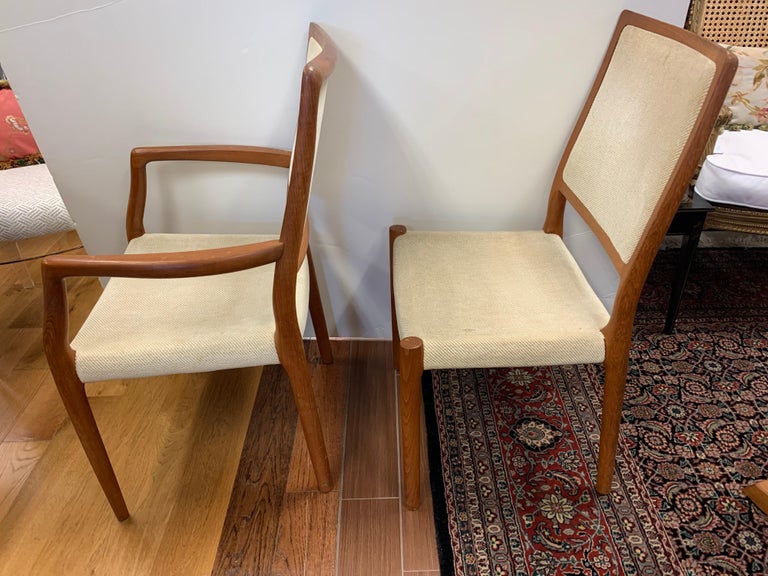 Niels Otto Moller for JL Moller Danish Modern Dining Room Set Table and ...