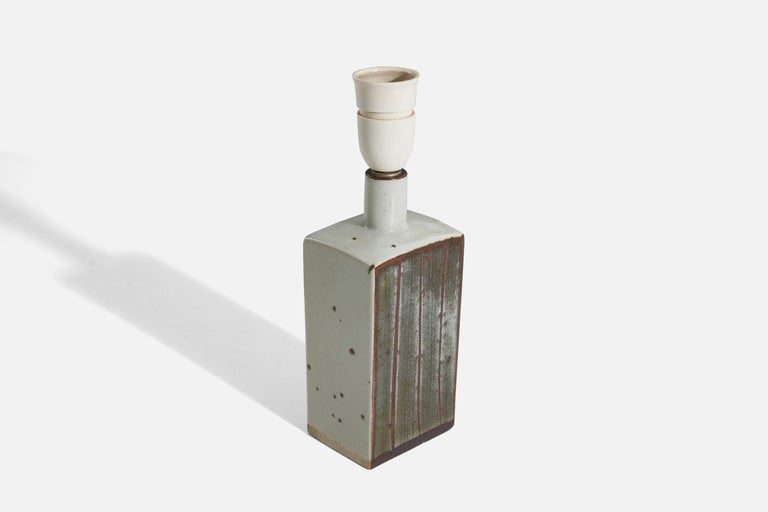 Niels Refsgaard, Table Lamp, Glazed Stoneware, Denmark, 1960s For Sale ...