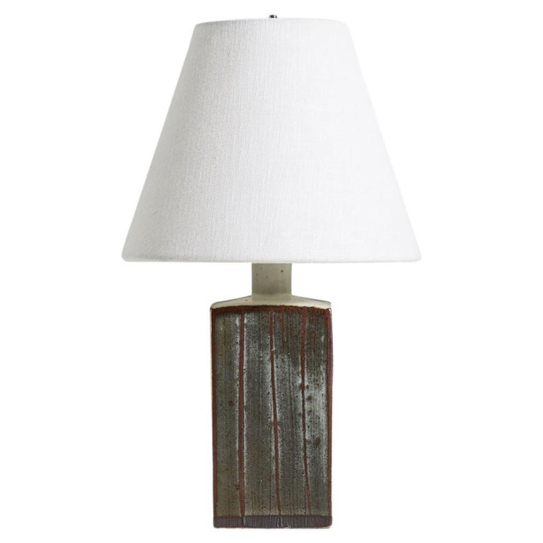 Niels Refsgaard, Table Lamp, Glazed Stoneware, Denmark, 1960s For Sale ...