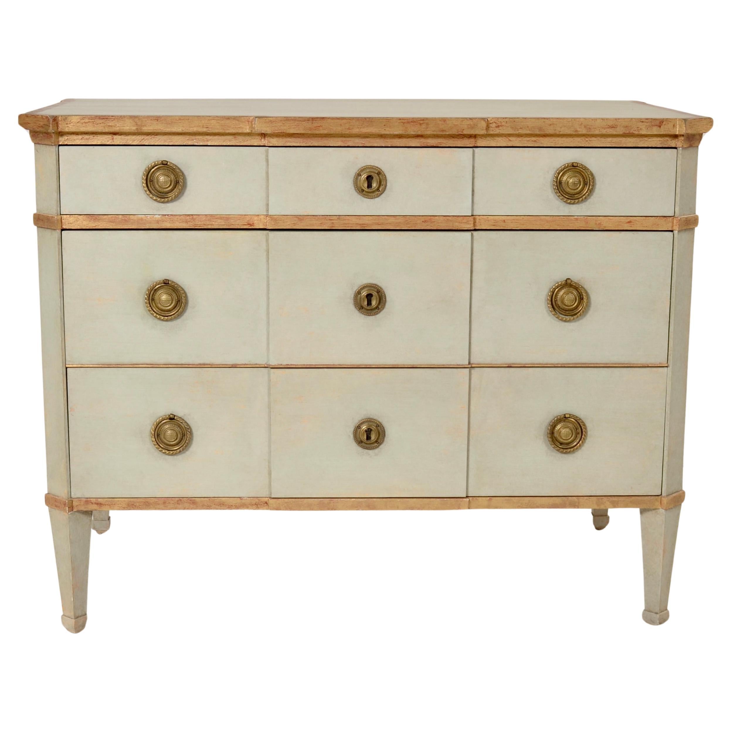 Niermann Weeks Italian Renaissance Style Hand-Painted Two-Drawer Chest ...