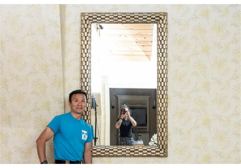 Niermann Weeks Impressive Veronese Dimensional Silver Gilt Wall Mirror ...