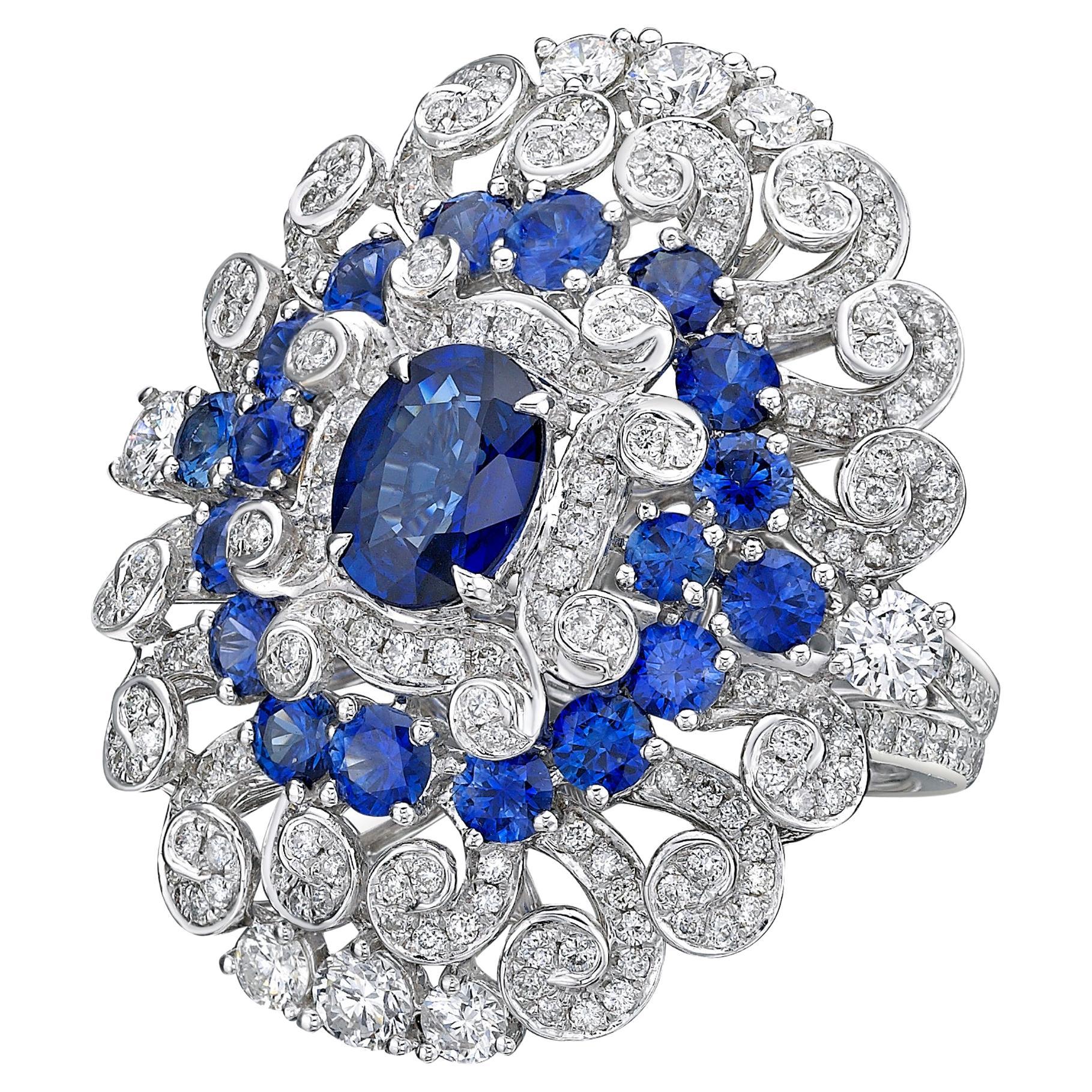 Nigaam 3.5ct. T.W. Diamond and Pink Tourmaline Lariat Necklace in 18k ...