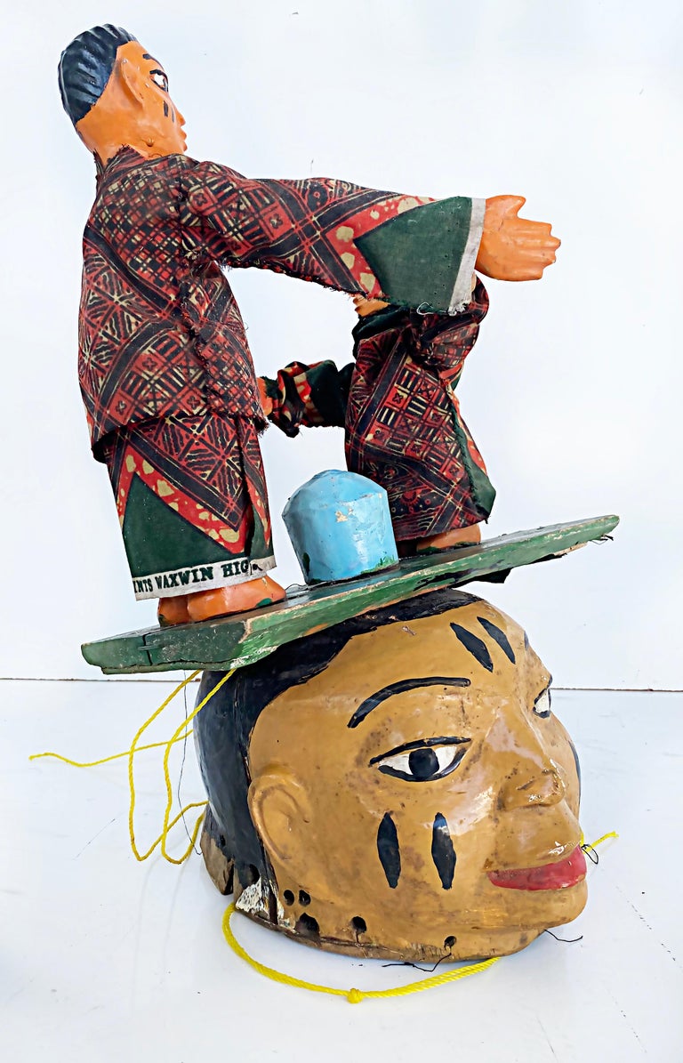 Nigerian Yoruba Gelede Headdress Mask, Marionettes Which have been ...