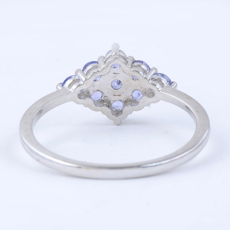 Night Sky Tanzanite and 14k Gold Ring For Sale at 1stDibs