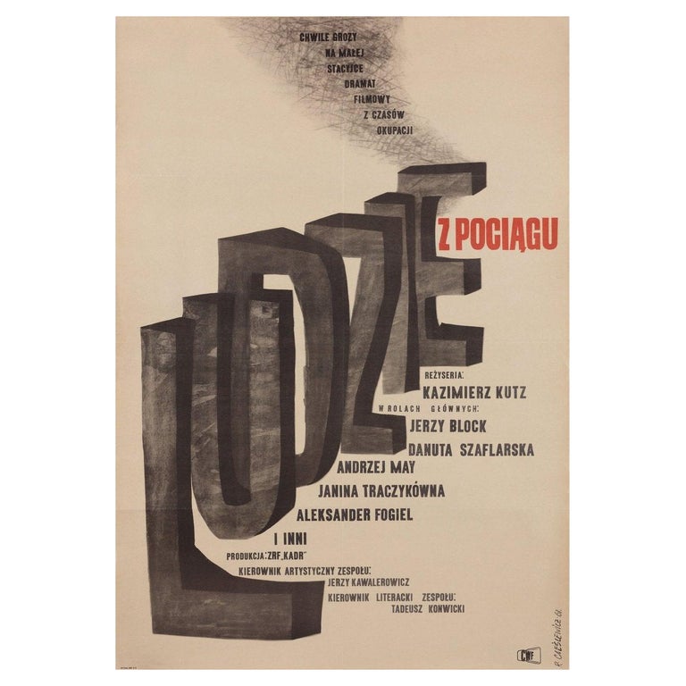 Night Train 1961 Polish A1 Film Poster For Sale at 1stDibs