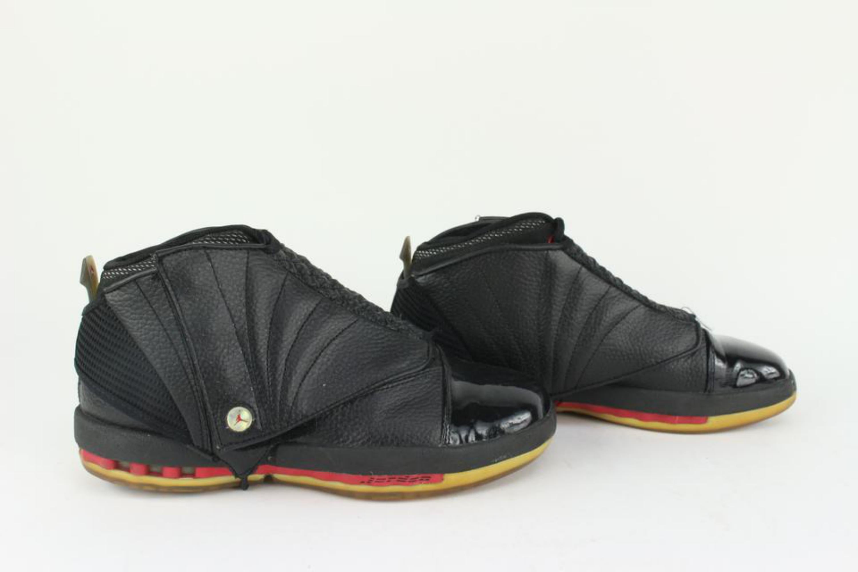 Nike 2008 US 7 Youth Black Varsity Red Air Jordan XVI 16 322754 061 For ...