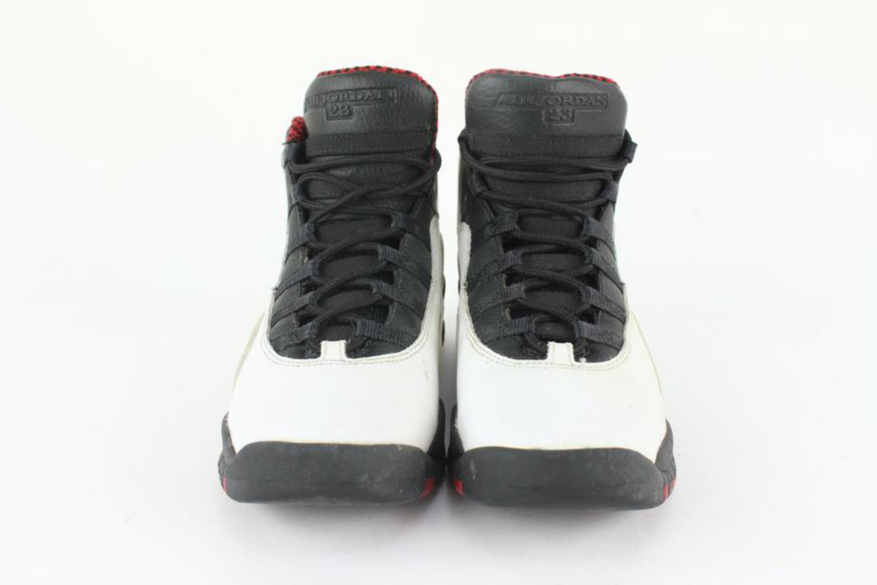 Nike 2011 Youth 5 US White Black Red Chicago Air Jordan X 10 310806-100 ...