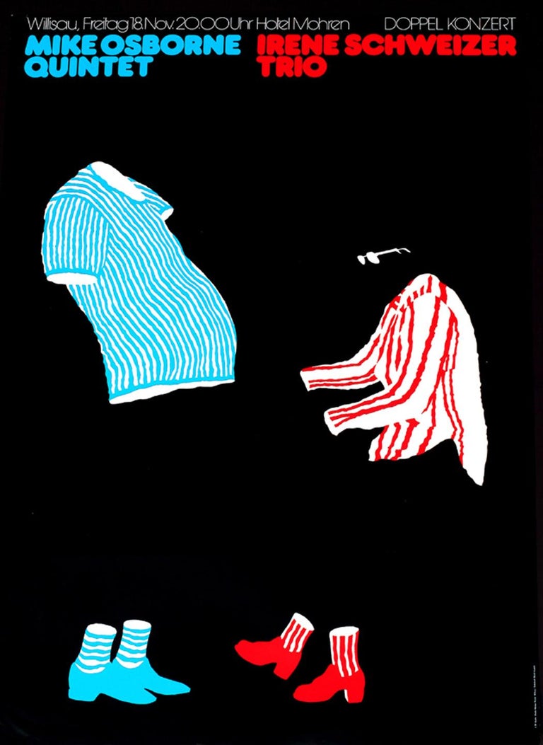 Niklaus Troxler - Affiche du festival de jazz Niklaus Troxler « Mike ...