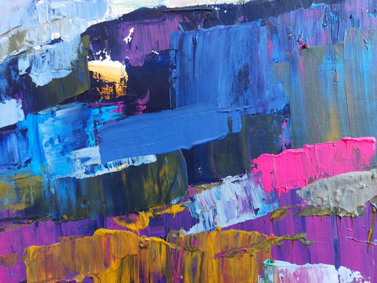 Nikol Klampert - Gilboa Mountains - 21st Century Contemporary Cubist ...