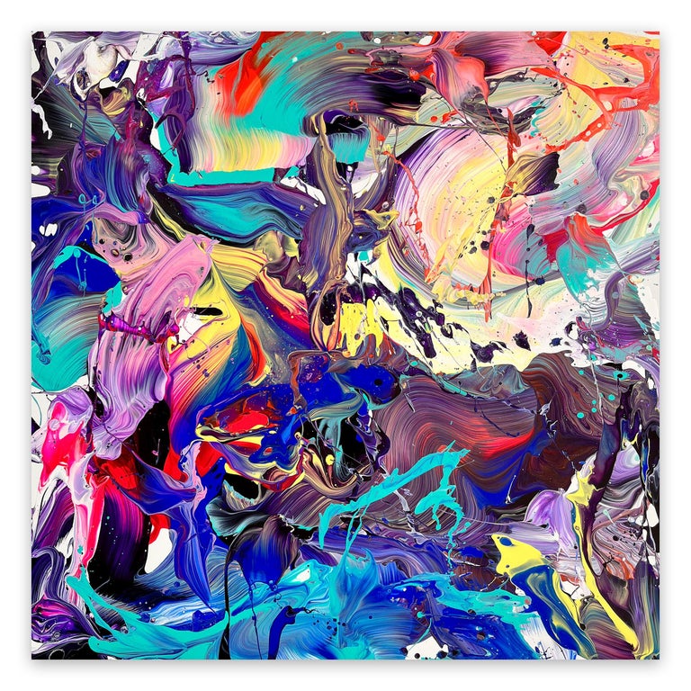 Nikolaos Schizas - Mi confusion (Abstract painting) For Sale at 1stDibs