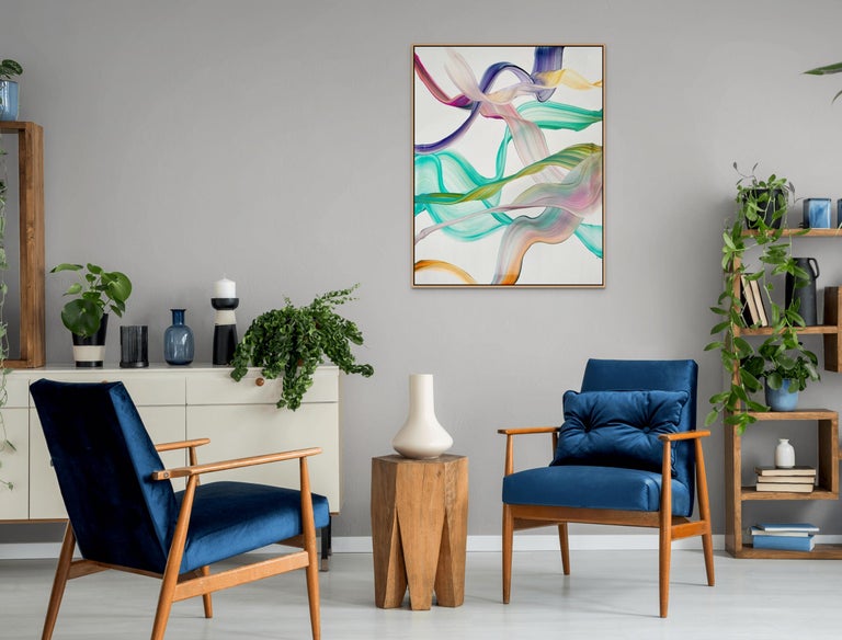 Nikolaos Schizas - Once Upon a Time (Abstract painting) For Sale at 1stDibs