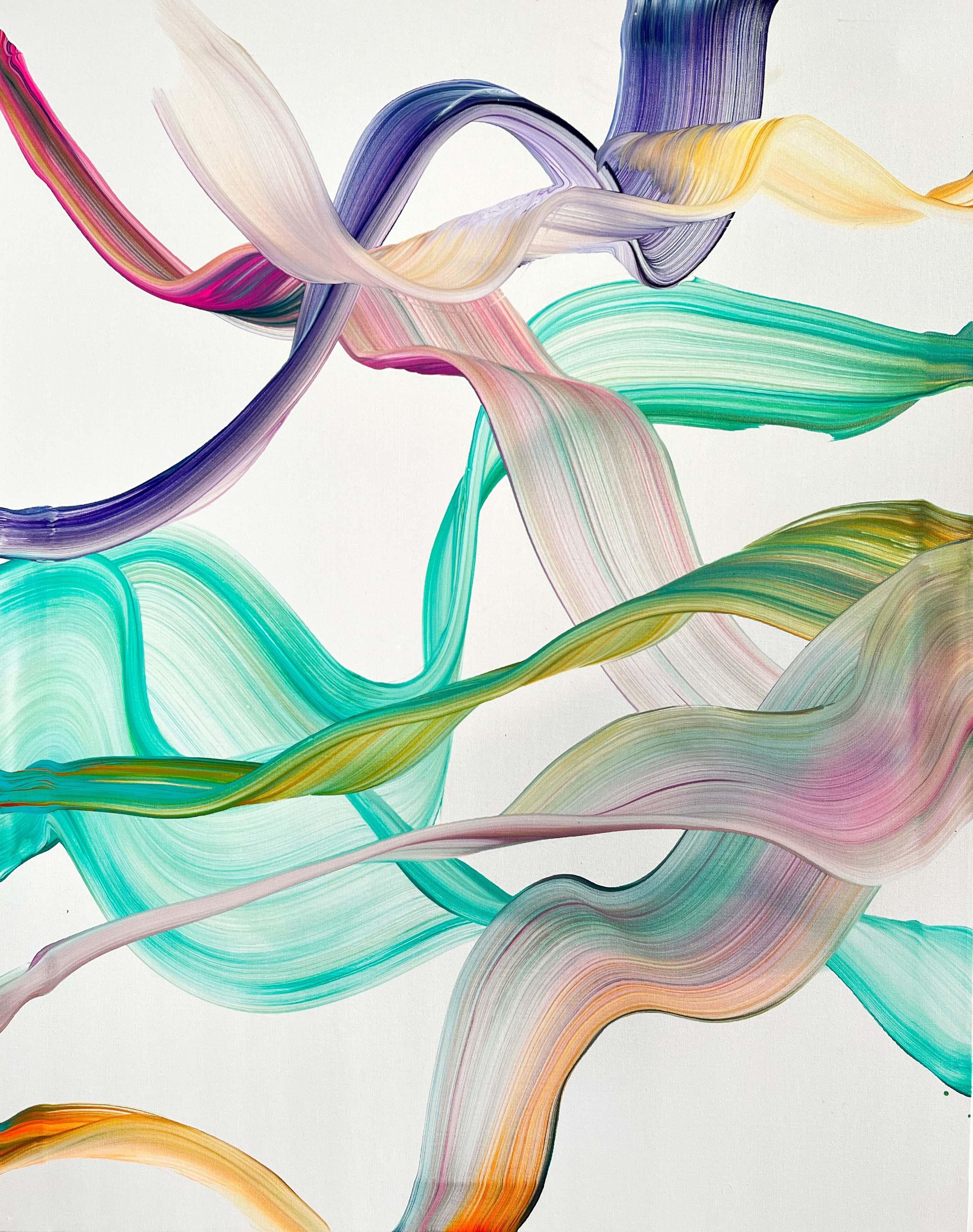 Nikolaos Schizas - Once Upon a Time (Abstract painting) For Sale at 1stDibs