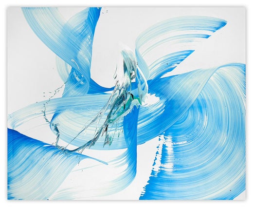 Nikolaos Schizas - Hana 花 (Abstract Painting) For Sale at 1stDibs