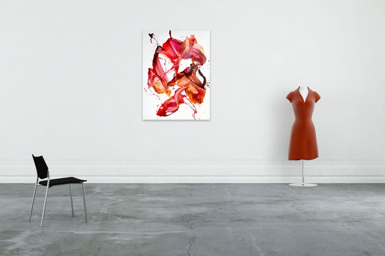 Nikolaos Schizas - Sunset in Amorgos (Abstract painting) For Sale at ...