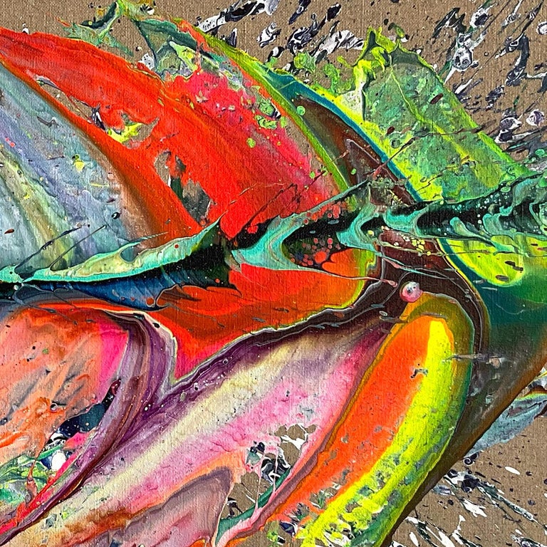 Nikolaos Schizas - Wandering in the light (Abstract painting) For Sale ...