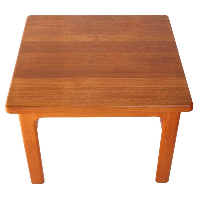 Nils Bach Teak Coffee Side Sofa Table, Denmark, 1960 at 1stDibs