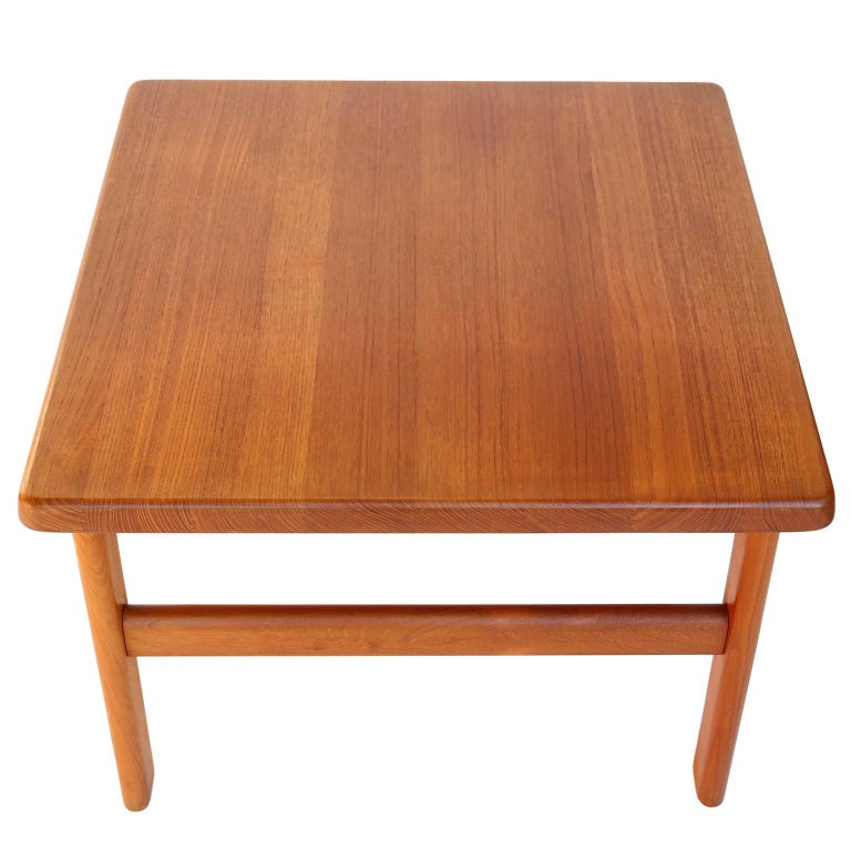 Nils Bach Teak Coffee Side Sofa Table, Denmark, 1960 at 1stDibs