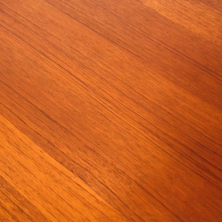 Nils Bach Teak Coffee Side Sofa Table, Denmark, 1960 at 1stDibs