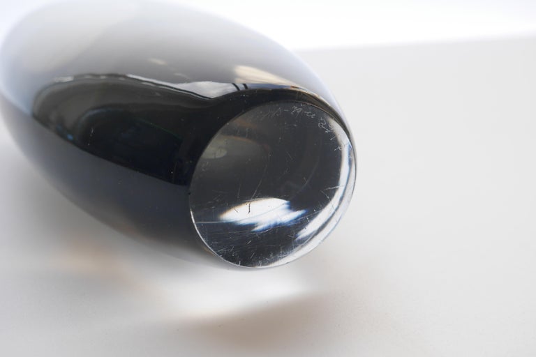 Nils Landberg Glass Vase for Orrefors at 1stDibs