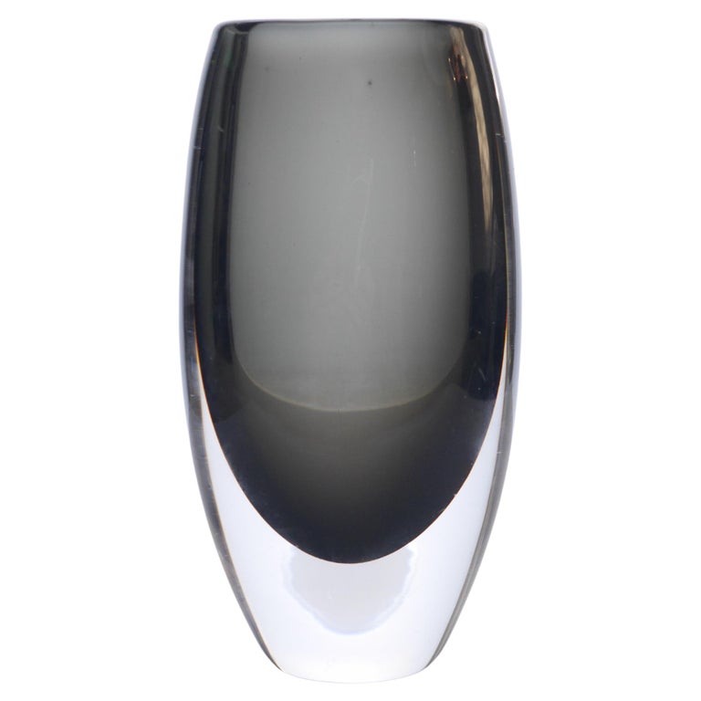 Nils Landberg Glass Vase for Orrefors at 1stDibs
