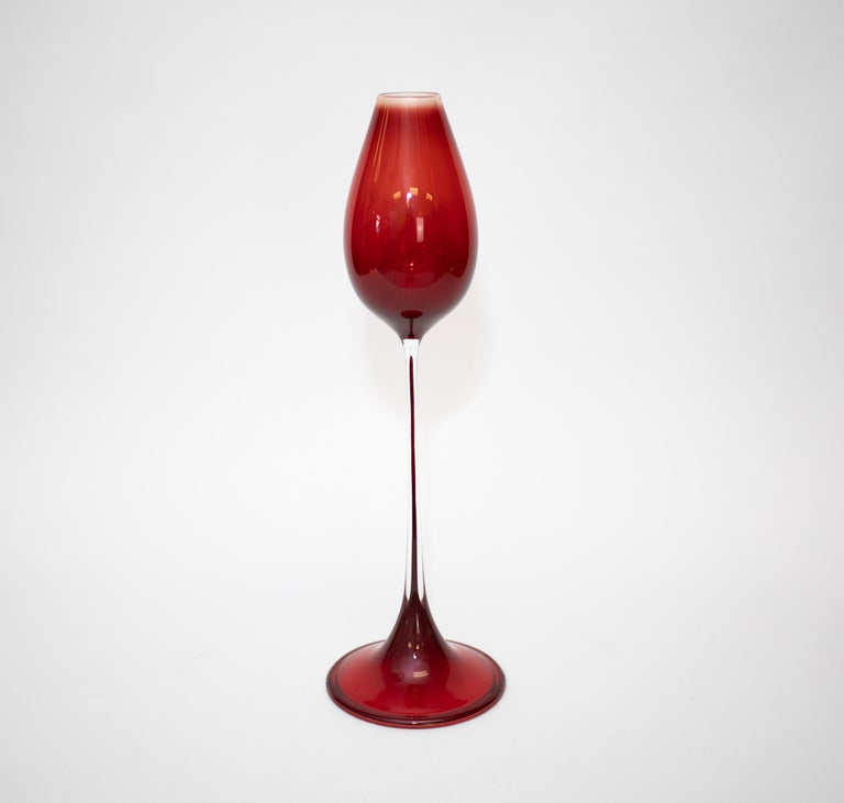 Nils Landberg Tulpanglas for Orrefors For Sale at 1stDibs