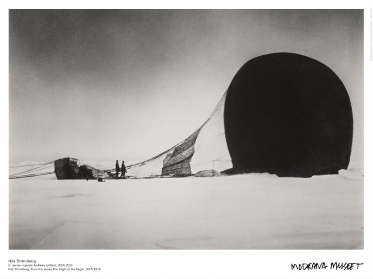 Nils Strindberg, Ballooning, 2019 Museum Poster, Black and White ...