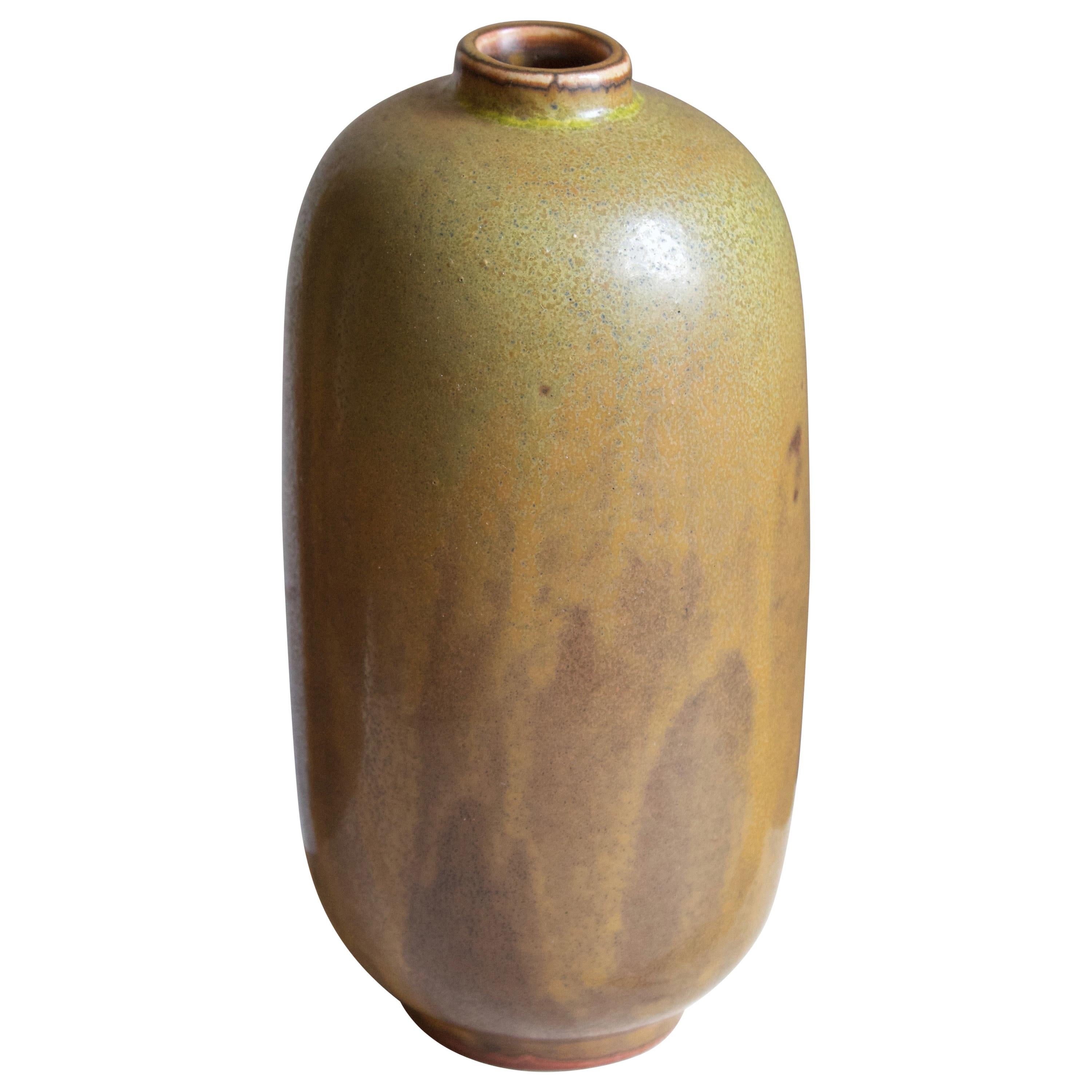Nils Thorsson, Vase, Glazed Stoneware, Royal Copenhagen, 1950s For Sale at 1stDibs