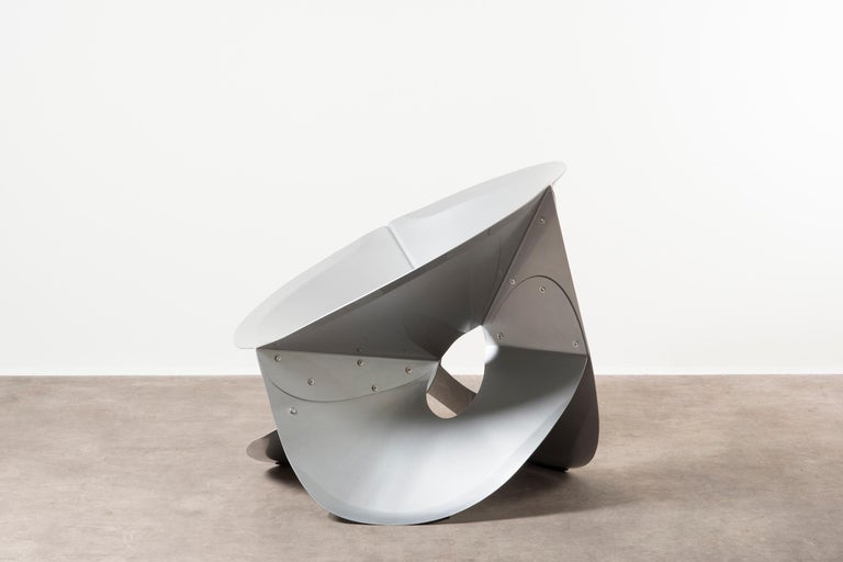 Nilufar Gallery Chair Swirl by Michael Schoner For Sale at 1stDibs