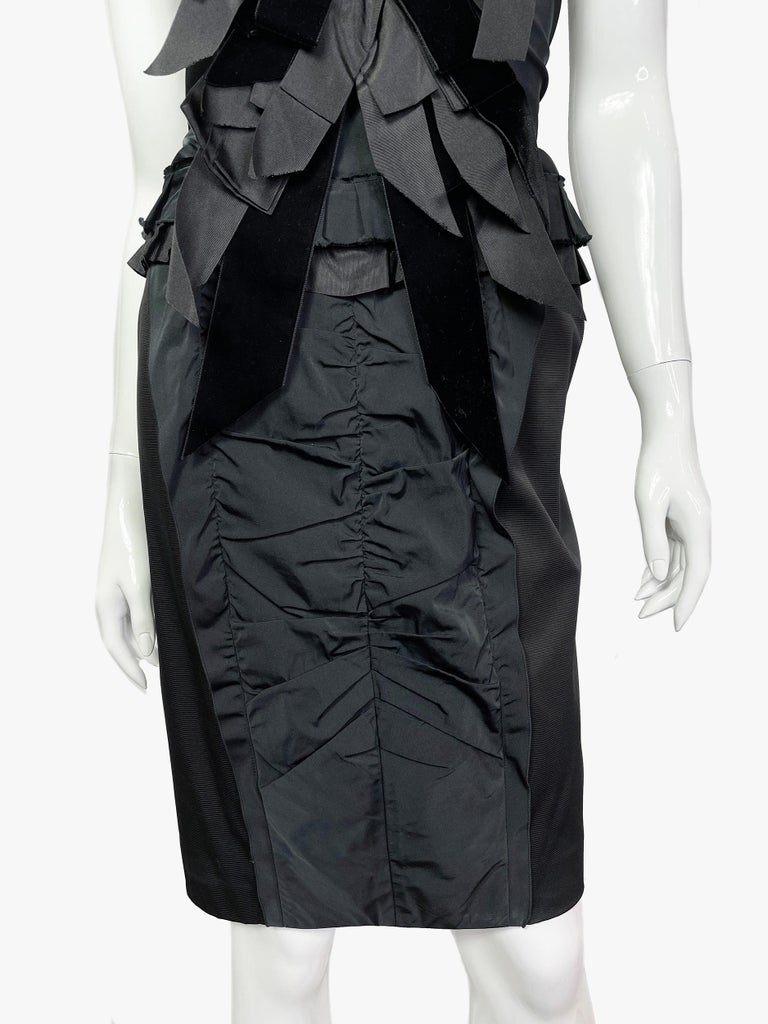 Nina Ricci Evening Velvet Dress, 1990s For Sale at 1stDibs