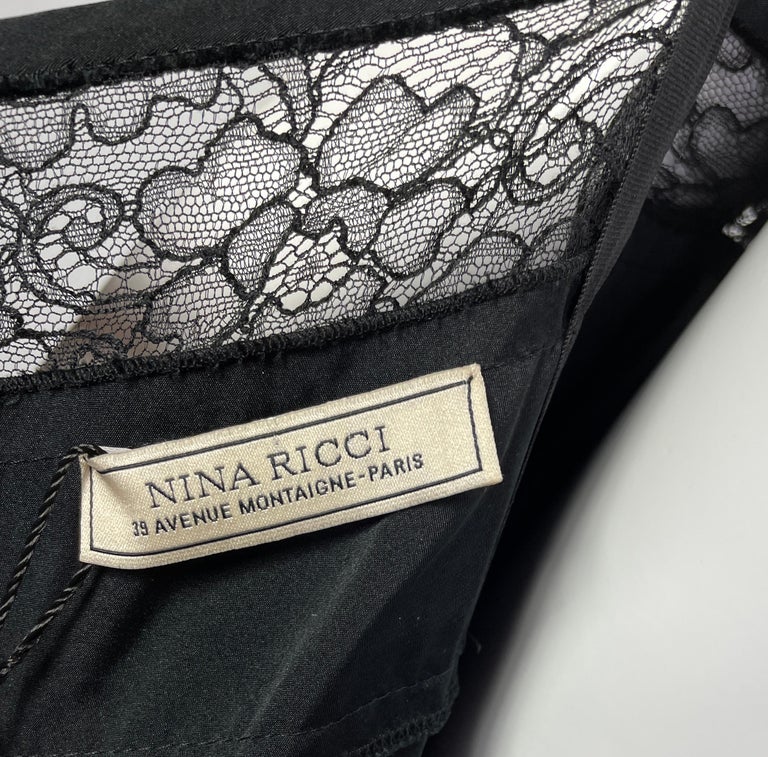 Nina Ricci Evening Velvet Dress, 1990s For Sale at 1stDibs