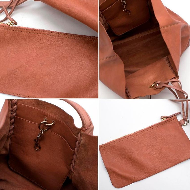 Nina Ricci Pink Leather Tote Bag at 1stDibs