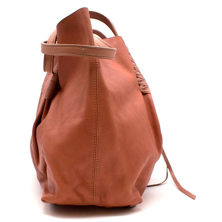 Nina Ricci Pink Leather Tote Bag at 1stDibs