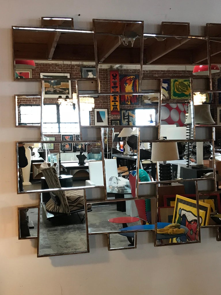Nine Feet Long Wall Mirror by Maison Jansen at 1stDibs | long wall mirrors