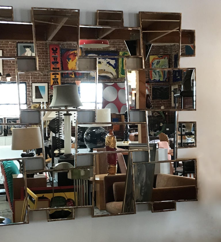 Nine Feet Long Wall Mirror by Maison Jansen at 1stDibs | long wall mirrors