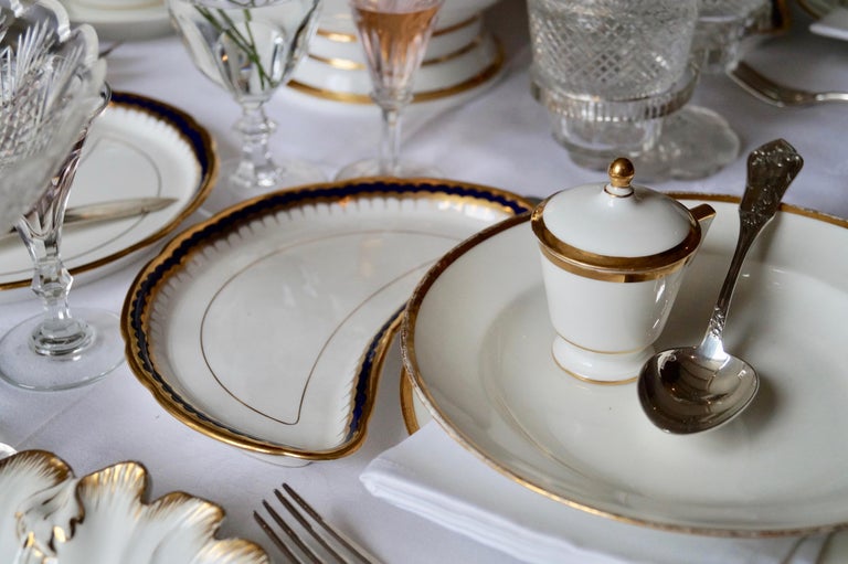 Nine Unique Old Copeland Spode Crescent Dishes, England, 1920s For Sale ...