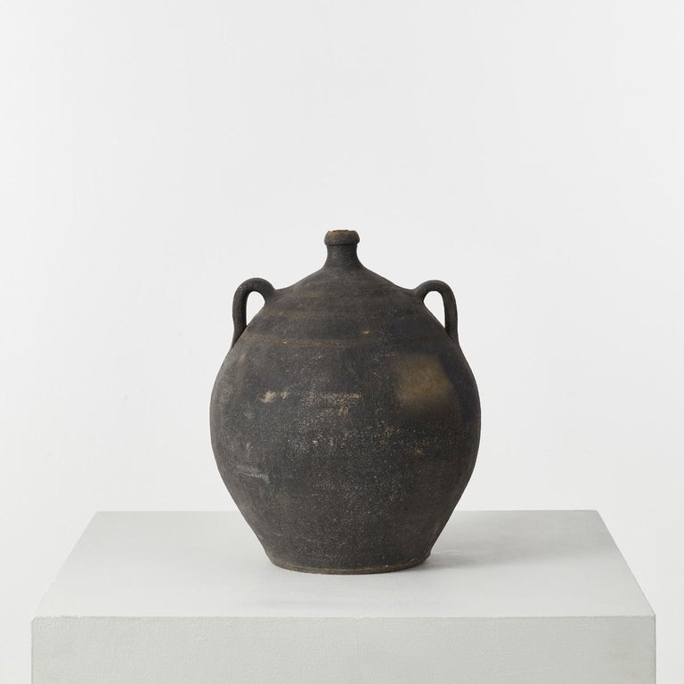 Nineteenth-Century Antique Black Terracotta Cosi Pot/Vase from ...
